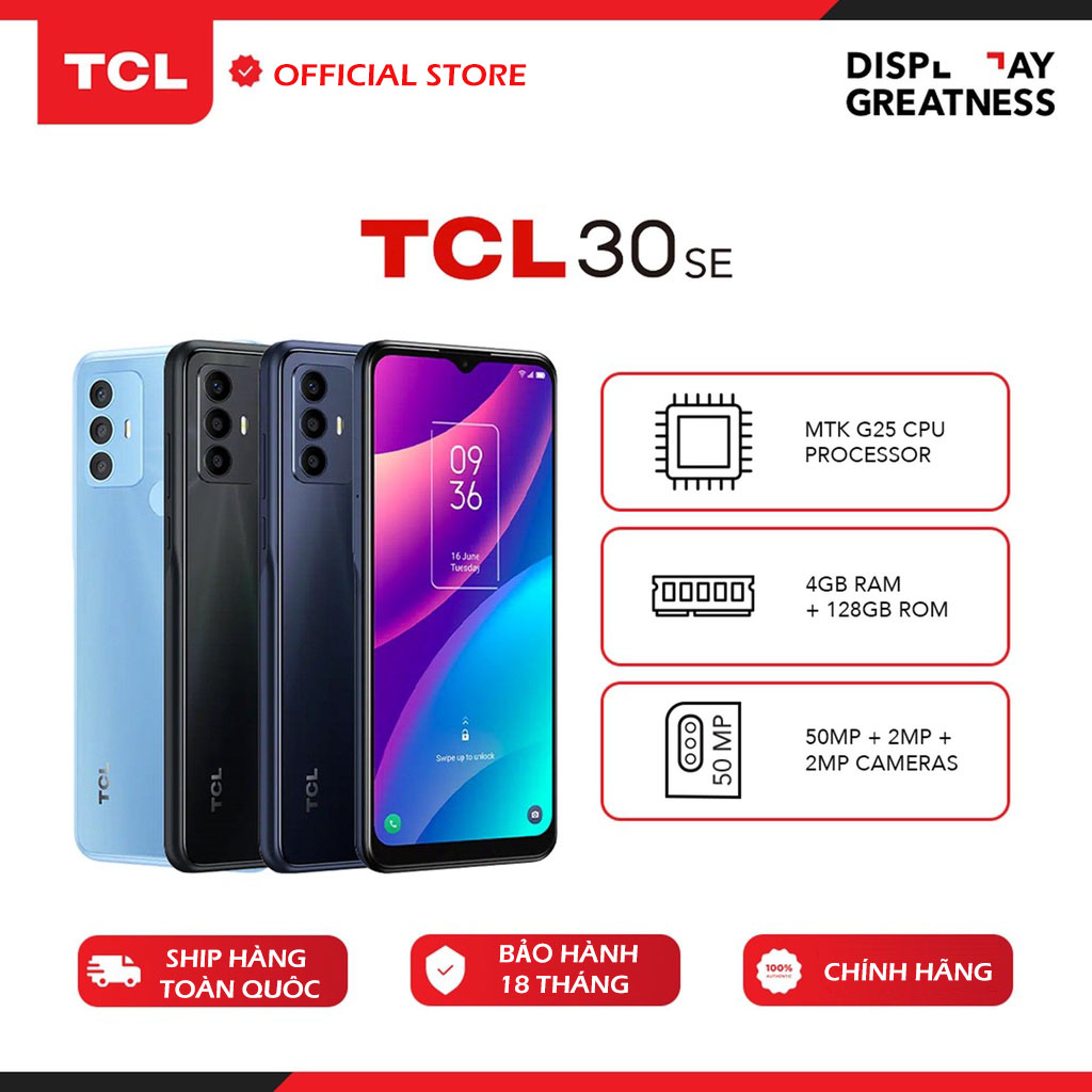 Điện thoại di động TCL 30SE - CRUZE PRO - 4GB/128GB | Shopee Việt Nam