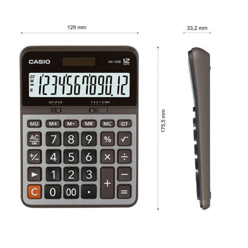 Máy tính CASIO DX-120B - Chính hãng Bitex, Bảo hành 7 năm | Shopee Việt Nam