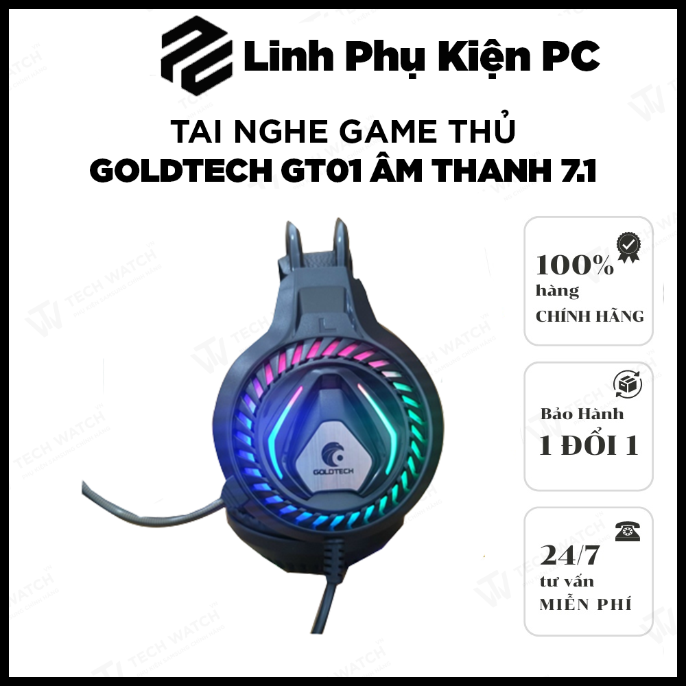 Tai nghe Game thủ Goldtech Gt01 âm thanh 7.1 chuyên game giá rẻ ...