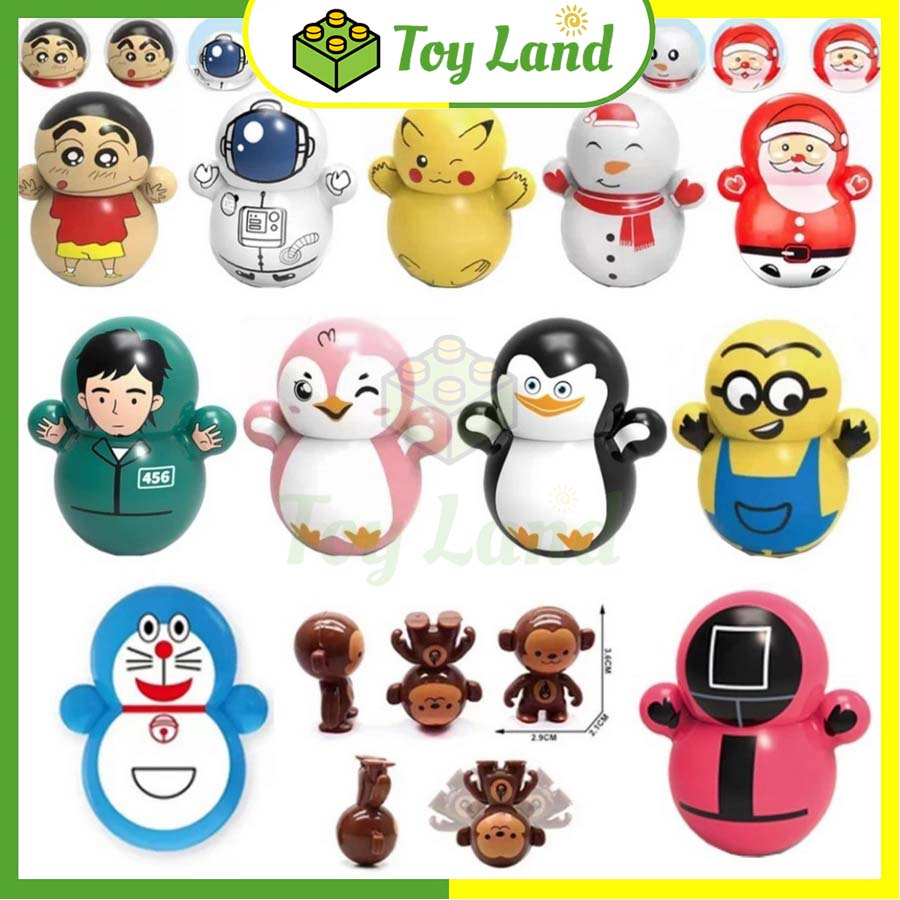 Đồ Chơi Lật Đật Mini Doraemon Minion Phi Hành Gia Hello Kitty Cho Bé ...