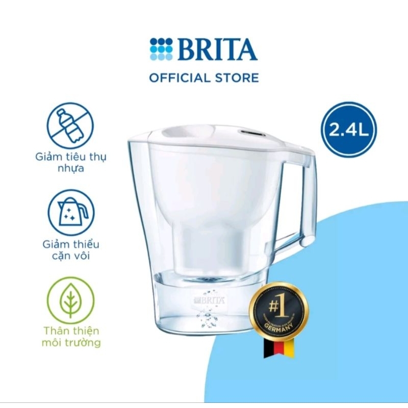 Bình lọc nước BRITA 2.4L (KÈM 1 lõi lọc)(màu ngẫu nhiên) | Shopee Việt Nam