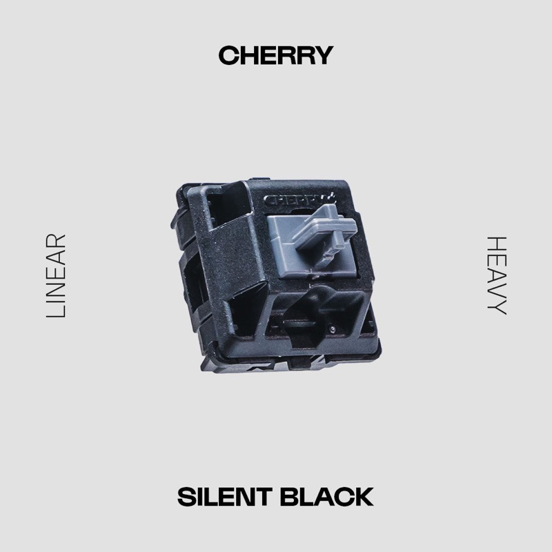 Công tắc Cherry Red silent Black linear tactile switch bàn phím cơ Cherry Brown RGB Silver Blue ...
