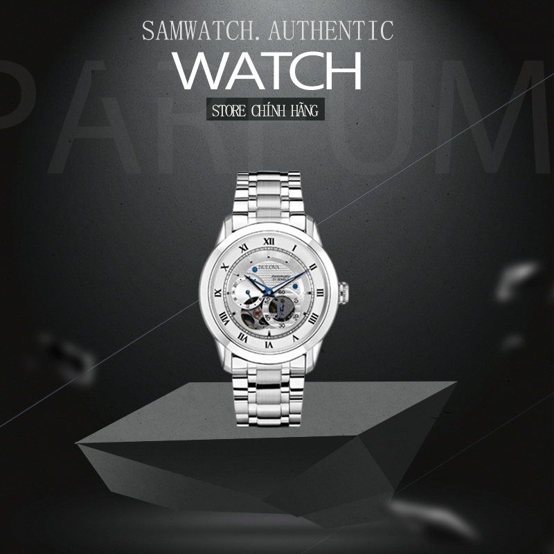 Đồng hồ nam automatic dây thép BULOVA 96A118 for men | Shopee Việt Nam