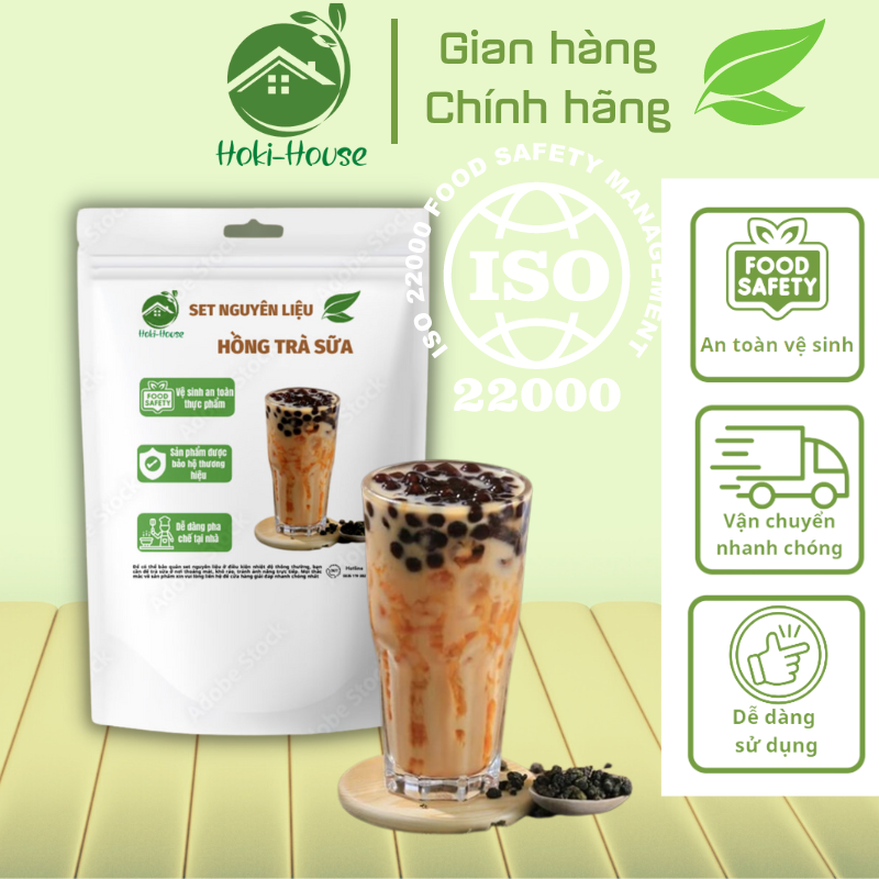 Set hồng trà sữa tự nấu Hoki House nguyên liệu trà sữa | Shopee Việt Nam