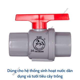 Van nhựa PVC Tay trắng/đỏ 21, 27, 34, 42, 49, 60, ... 168mm Taijaan Đài ...