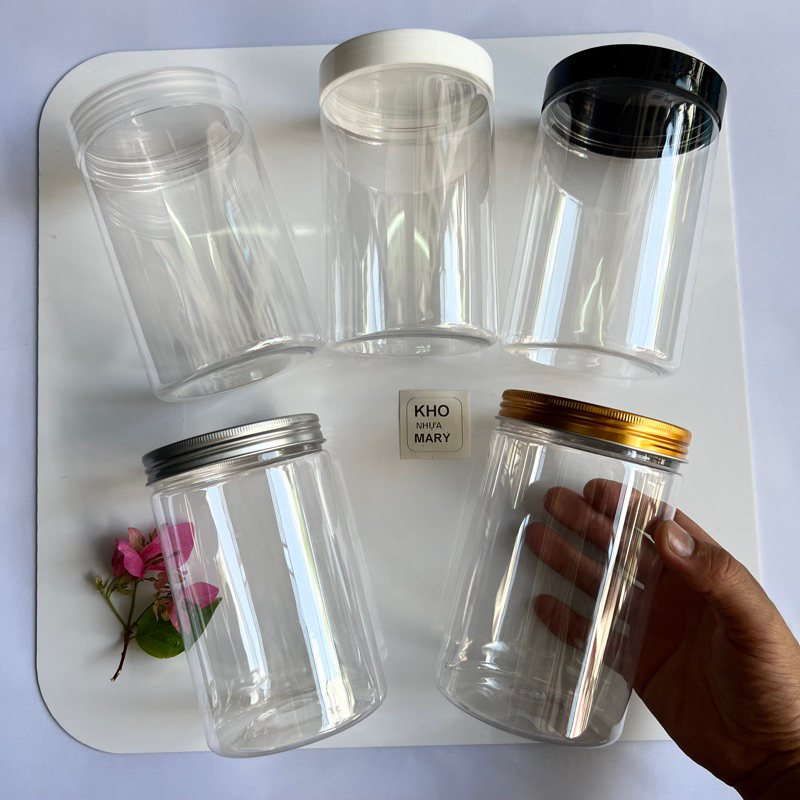 HỘP NHỰA ĐỰNG THỰC PHẨM ( Kèm LÓT SEAL ) - Hủ PET TRONG SUỐT chiết Mỹ phẩm 100ml / 200ml / 300ml ...