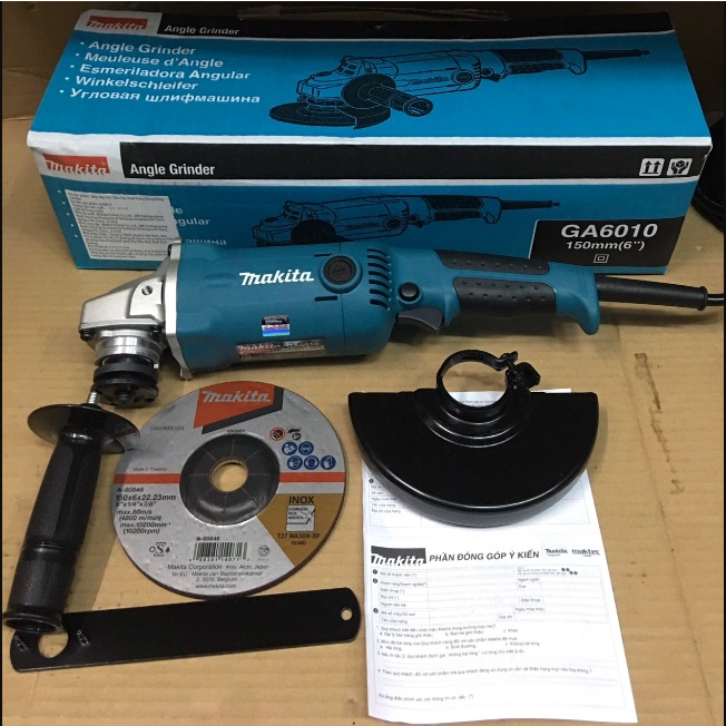 Máy mài góc cầm tay 150mm MAKITA GA6010 1050W tốc độ không tải 10000 ...