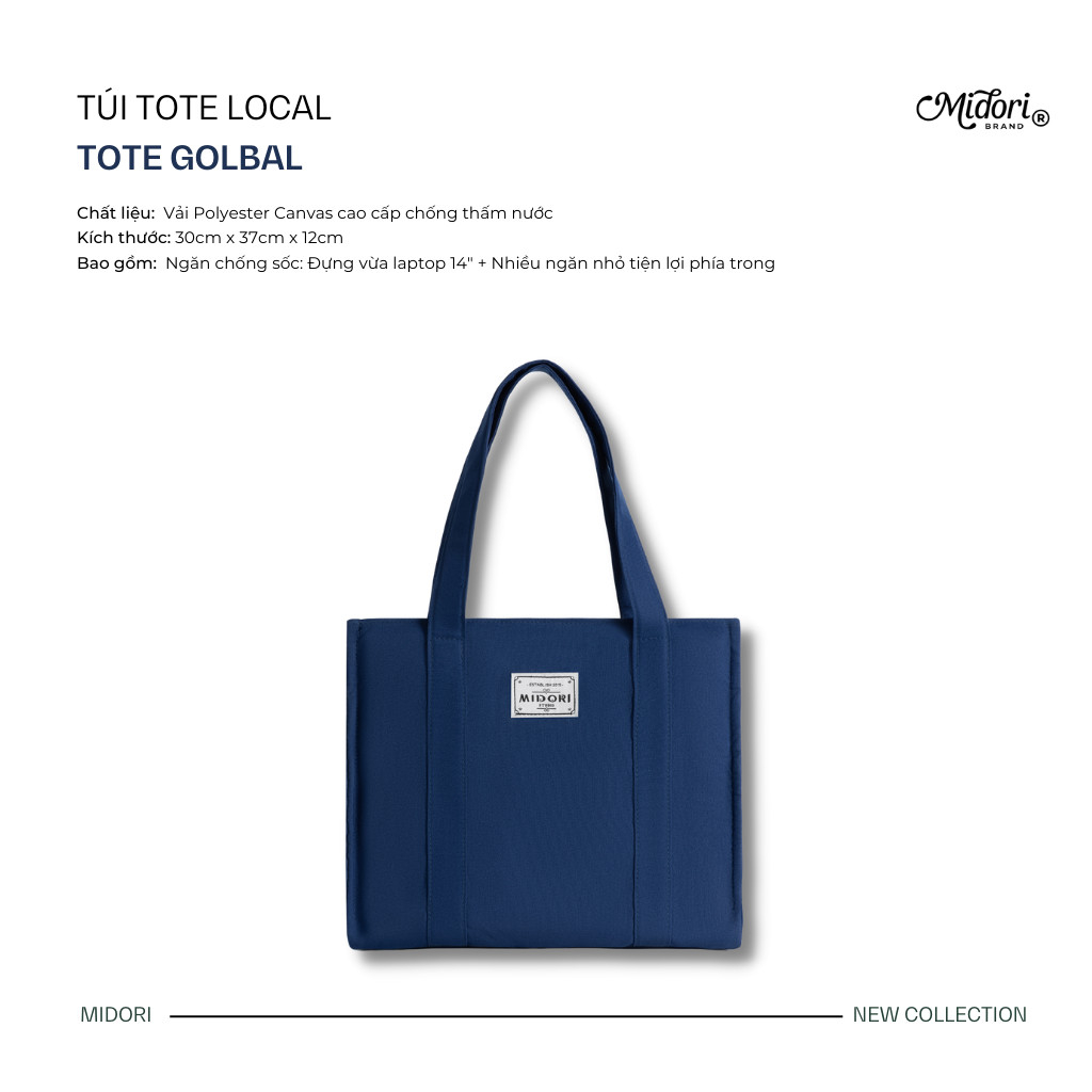 Túi GLOBAL Tote Chính Hãng Local Brand Mi Midori | Shopee Việt Nam