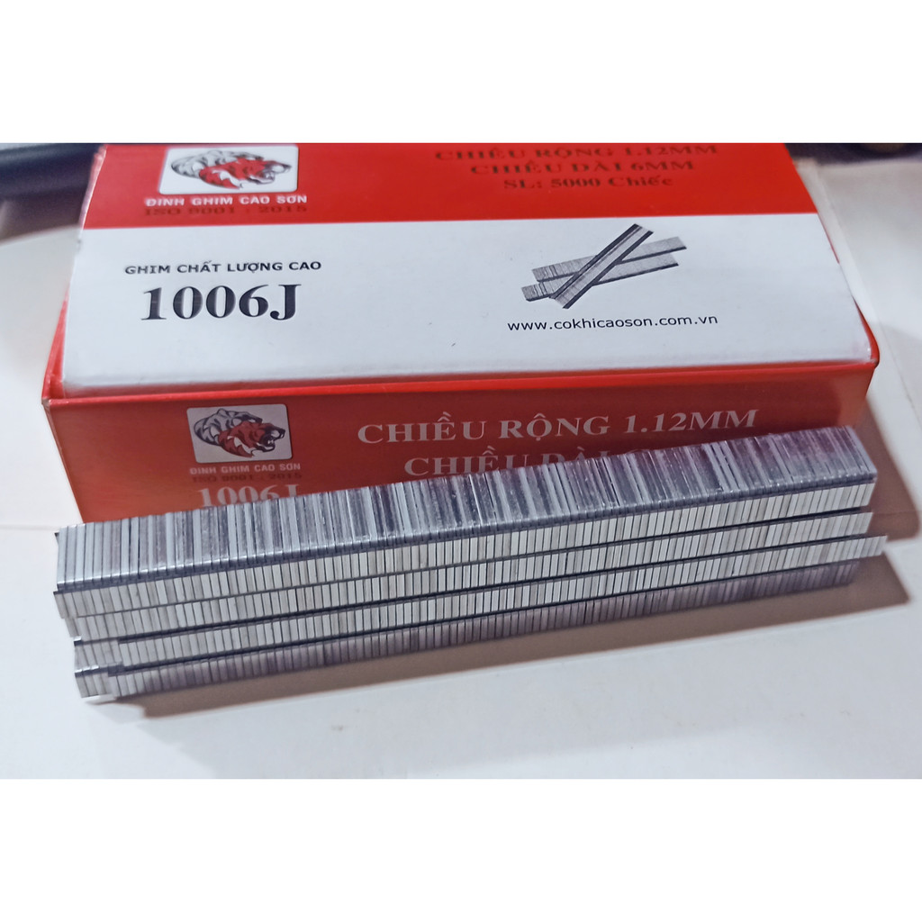 Đinh công nghiệp cao cấp, Đinh U, Đinh ghim 1006J, Hộp 5000 đinh thép ...