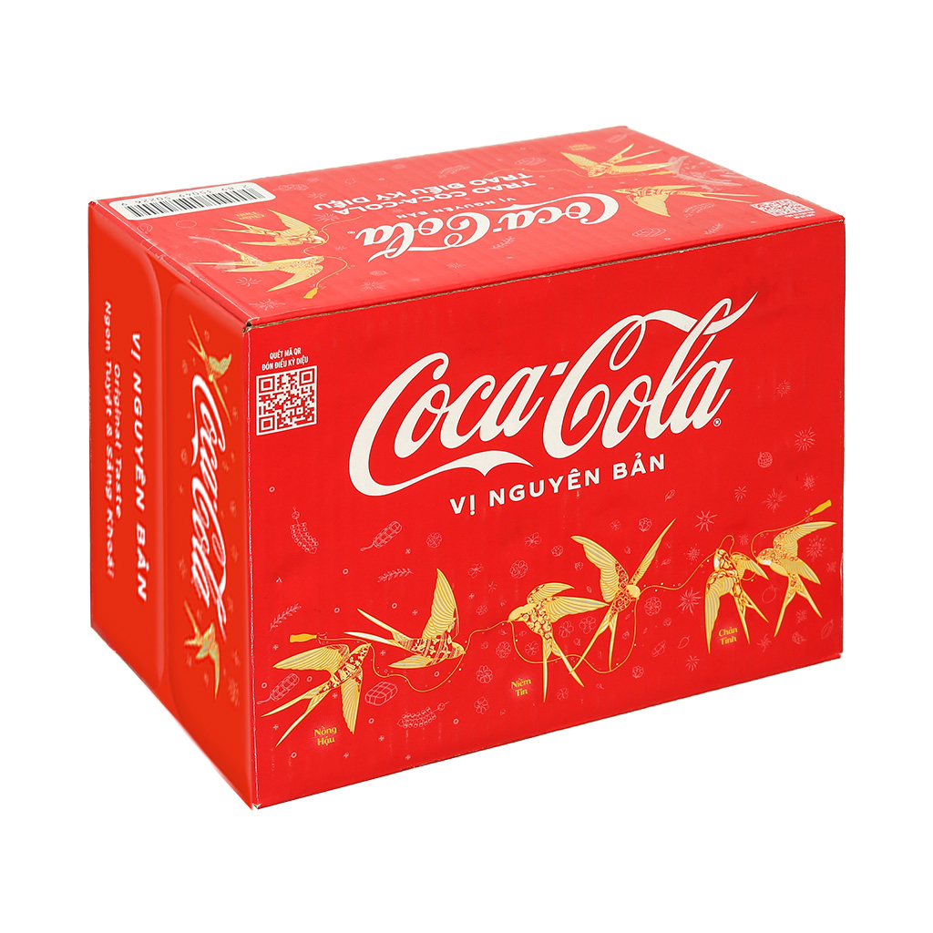 Thùng 24 lon nước ngọt Coca Cola/Zero không đường 320ml/235ml | Shopee Việt Nam