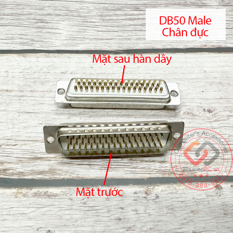 Đầu hàn COM DB50 Đực vỏ ốp NHỰA Hàn cáp COM DB50 cho máy công nghiệp CNC PLC Cáp Riser DB50 sang ...