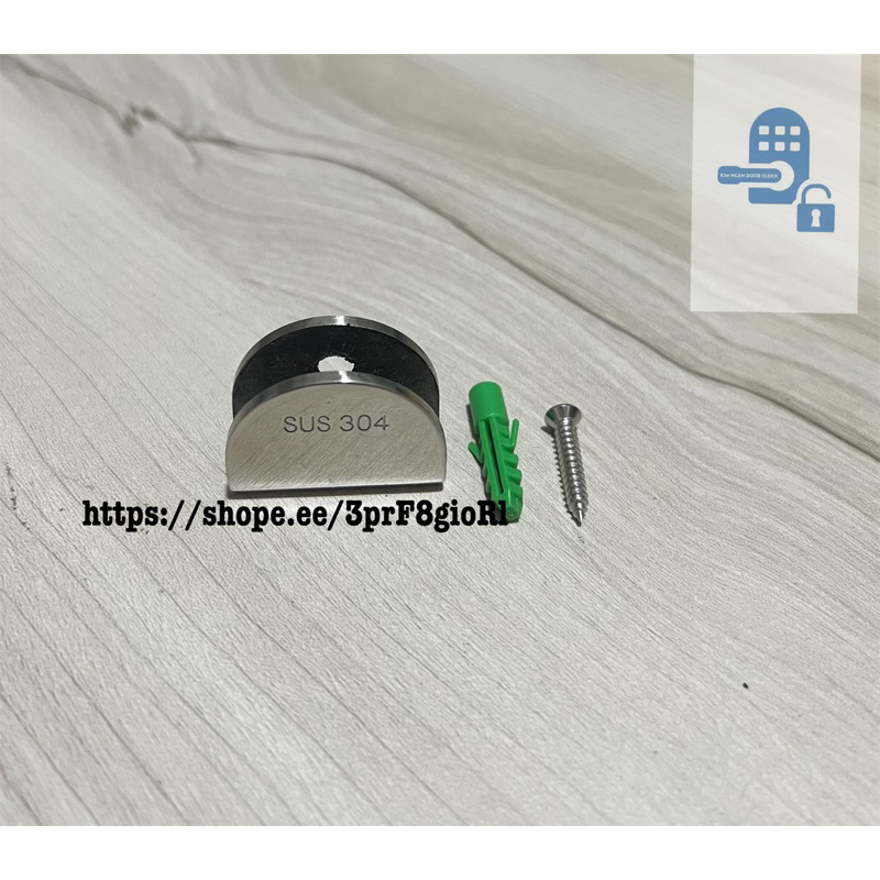 Pass U tròn Inox 304 cao cấp bắt kính 10mm tặng kèm vít bắt | Shopee ...