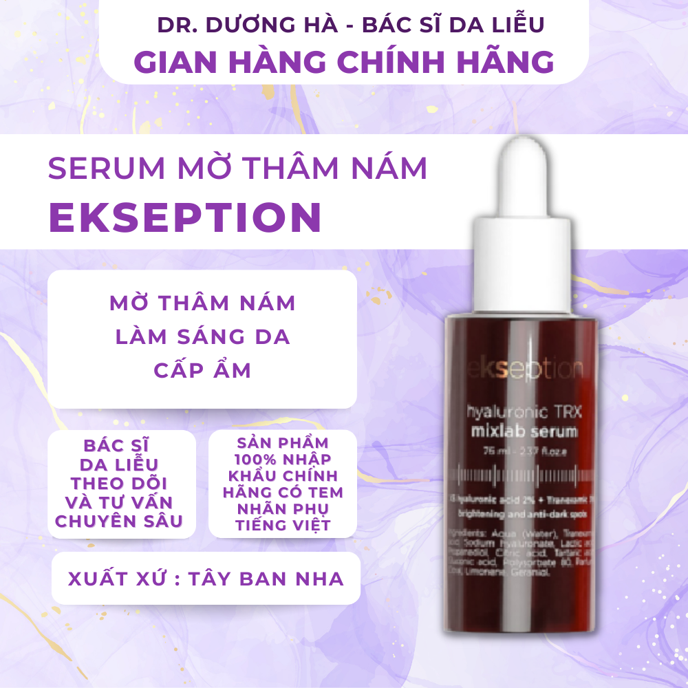 Serum Ekseption Hyaluronic TRX Mixlab Serum HA + 3% Tranexamic Acid ...
