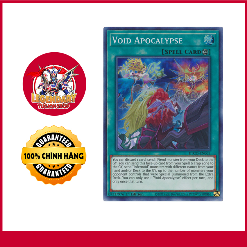 [Thẻ Bài Yugioh Chính Hãng] Void Apocalypse | Shopee Việt Nam