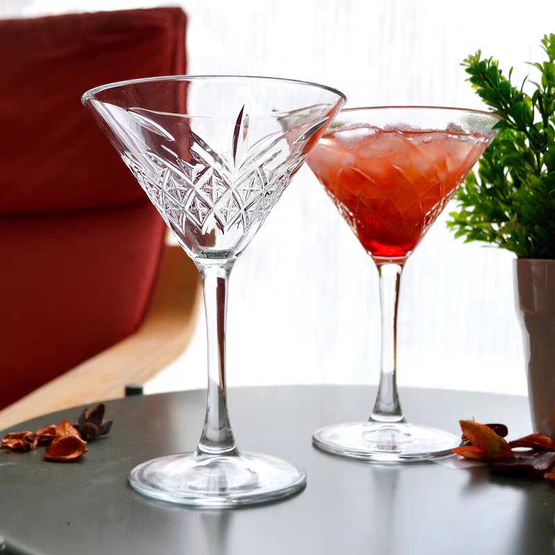 Ly Martini Pasabahce, ly cocktail thủy tinh hoa văn cao cấp, dung tích ...