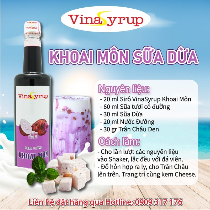 Syrup Vina Khoai môn 750ml | Shopee Việt Nam