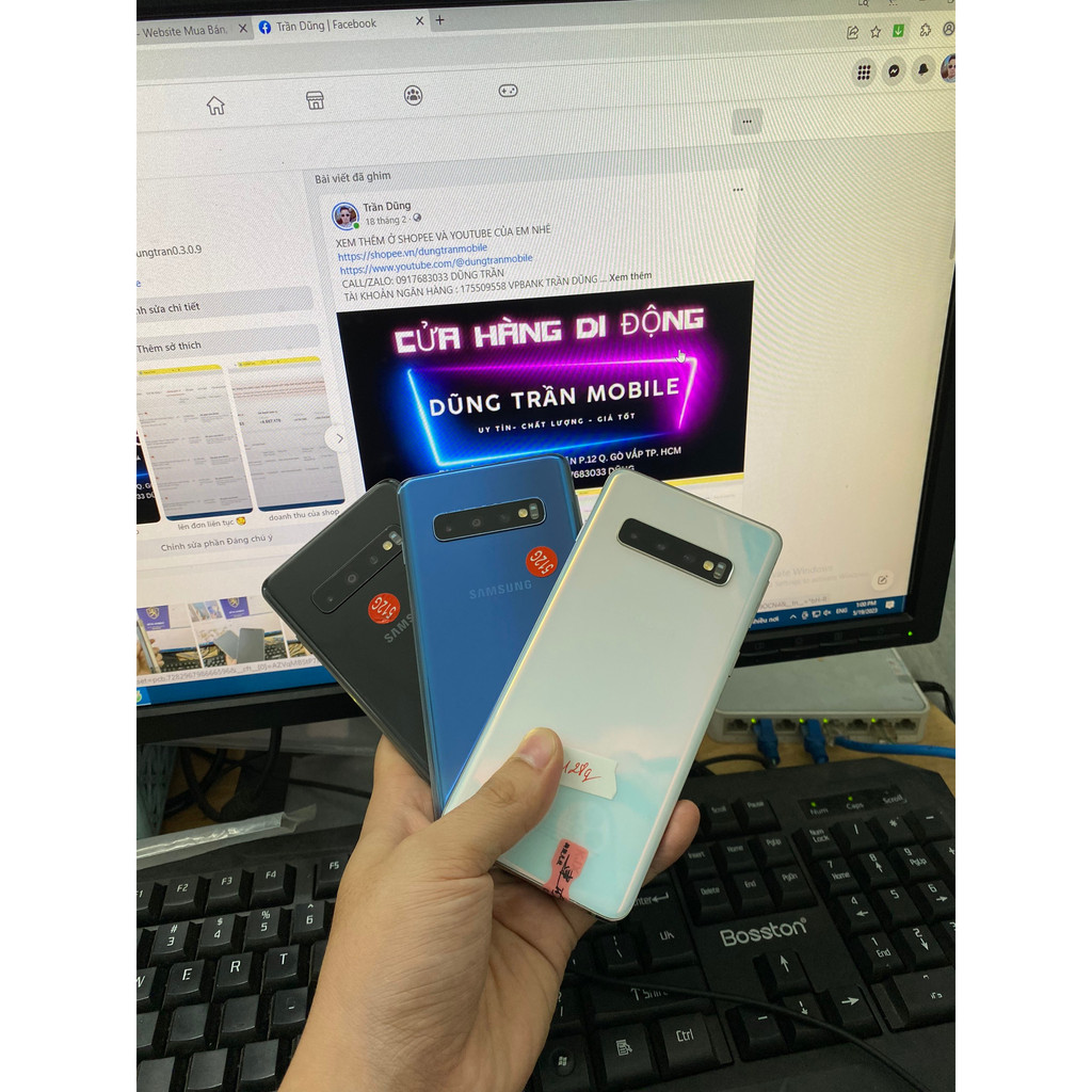 điện thoại samsung s10 máy đẹp nguyên zin bản mỹ 1 sim ram 8/128g và 8/512g | Shopee Việt Nam