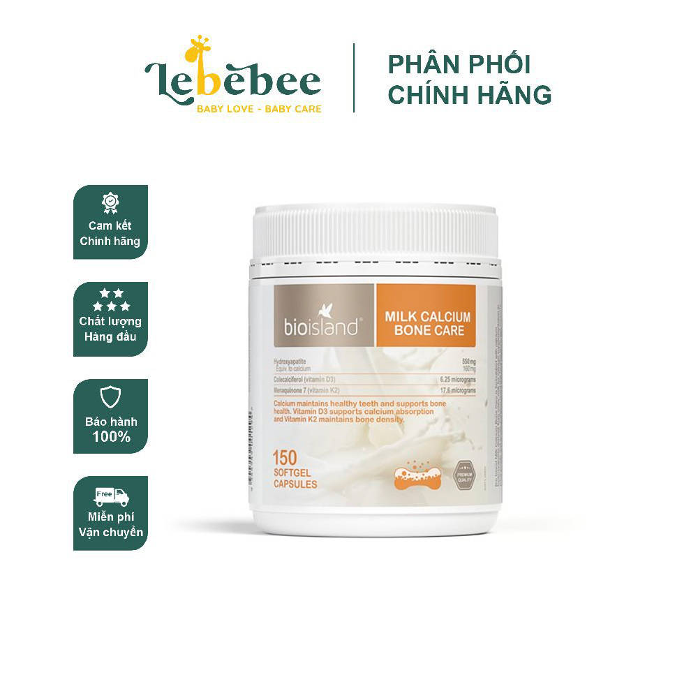 Viên Uống Canxi Bio Island Milk Calcium Bone Care (150 viên) | Shopee ...