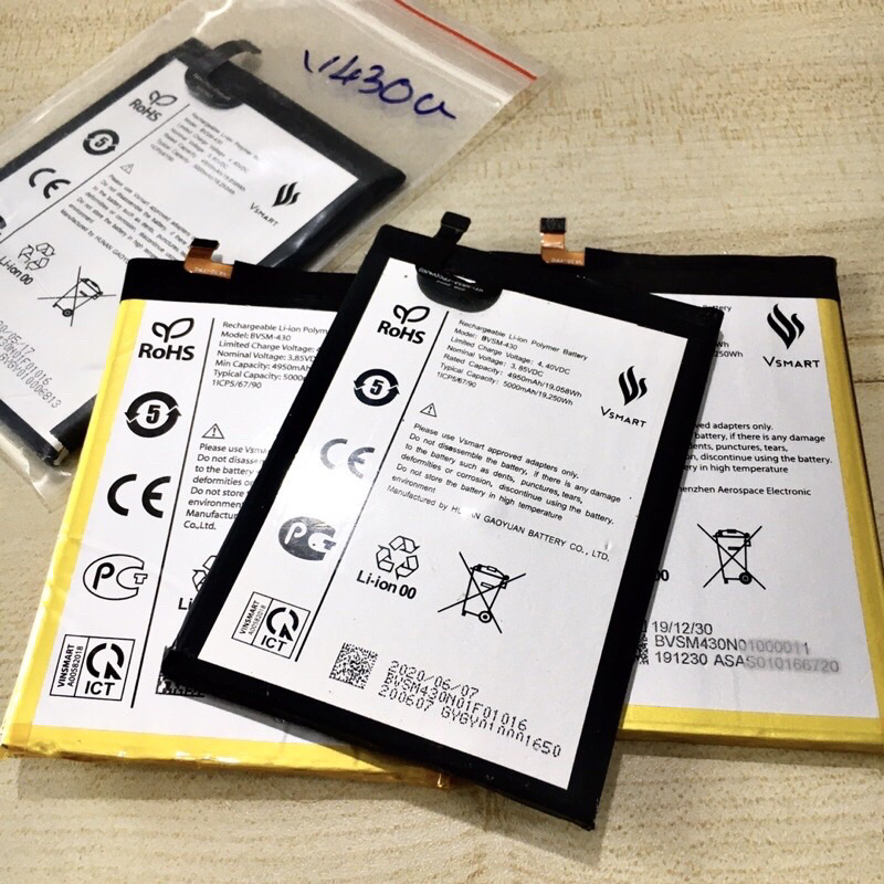 Pin Vsmart Joy 3 / Live 4 ( BVSM -430 ) ZIN Hàng Cao Cấp. | Shopee Việt Nam