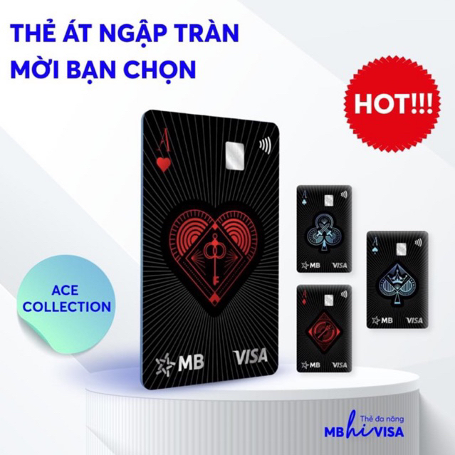 [FREESHIP] THẺ MBBANK HI COLLECTION BỘ TỨ ÁT QUYỀN LỰC CƠ RÔ CHUỒN BÍCH ...