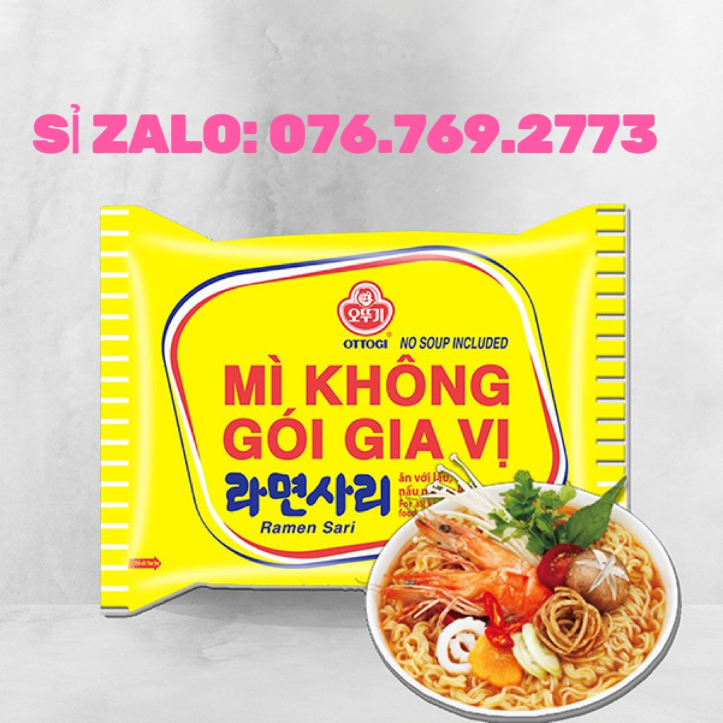 COMBO 10 GÓI MÌ KHÔNG GIA VỊ NẤU MÌ CAY OTTOGI 110G | Shopee Việt Nam