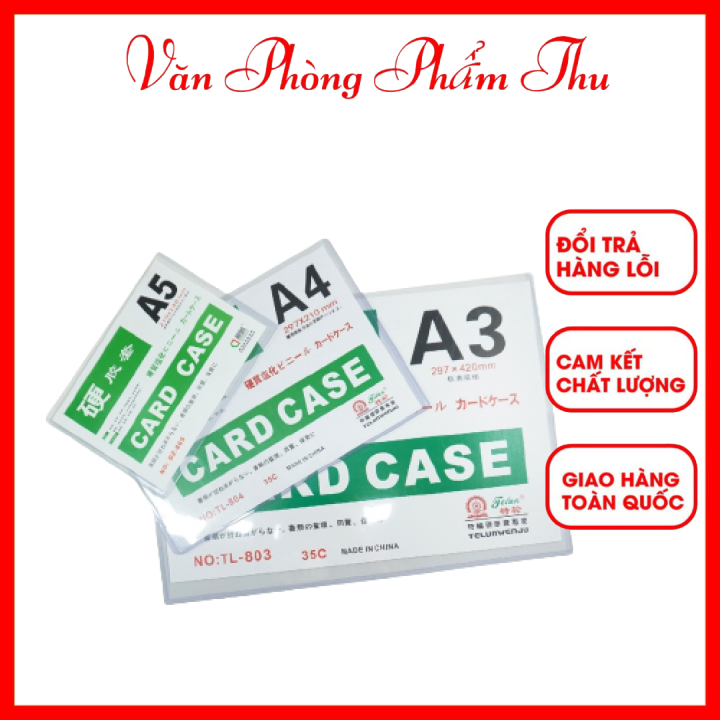 Bìa Card Case A3 - A4 - A5 Dày Dùng Để Kẹp Tài Liệu -Card Case Khổ A3 ...