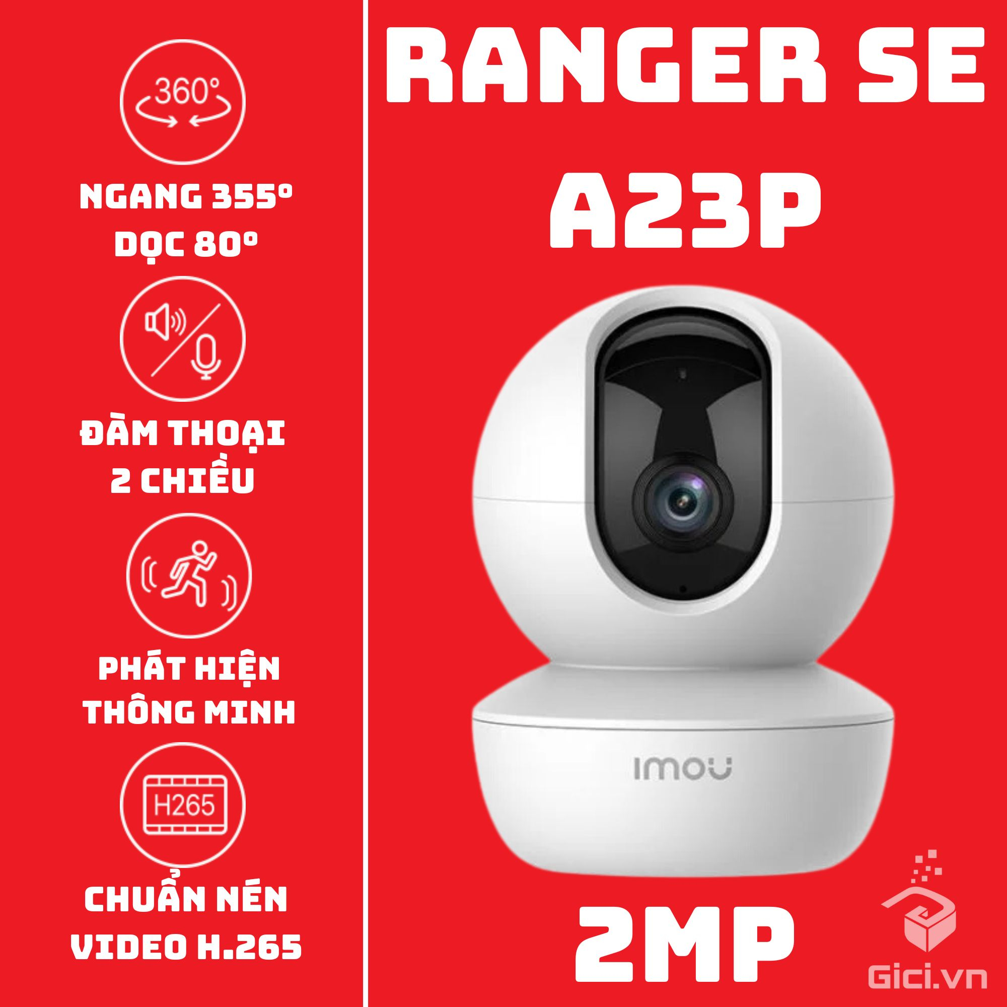 Camera Wifi Trong Nhà IMOU Ranger SE 2MP (A23P) | Shopee Việt Nam