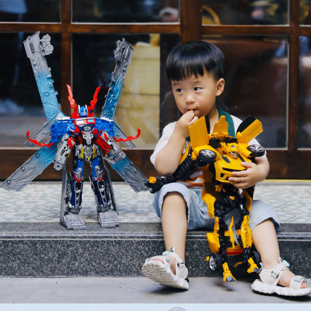 45CM Đồ Chơi Robot Biến Hình Optimus Prime Bumblebee Xe Mô Hình Đồ Chơi ...