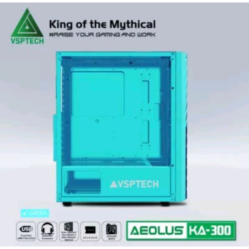 Vỏ Máy Tính Case Gaming VSPTech KA-300 Mid Tower . | Shopee Việt Nam