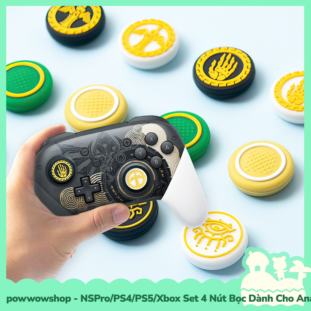 [Sẵn VN - Hỏa Tốc] NSPro/PS4/PS5/Xbox Set 4 Nút Bọc Dành Cho Analog Tay ...