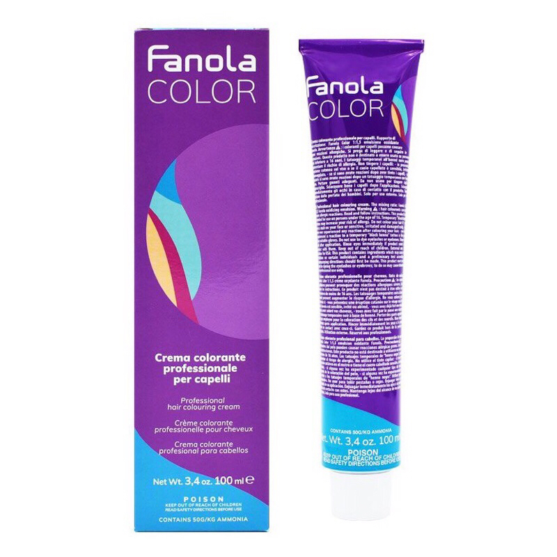 MÀU NHUỘM TÓC CAO CẤP FANOLA COLOR PROFESSIONAL ITALY 100ML (tặng kèm ...