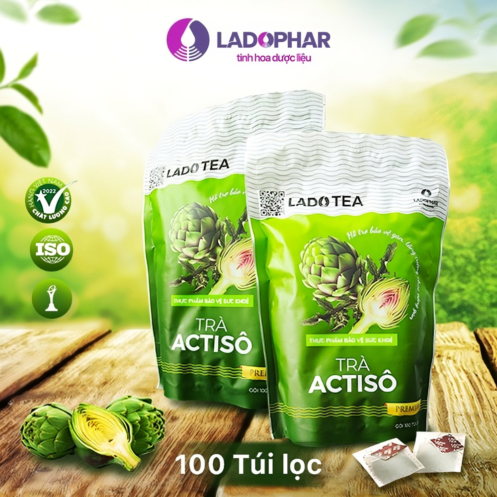 Trà Atiso túi lọc LADOPHAR thảo mộc giải độc thanh lọc cơ thể tăng ...