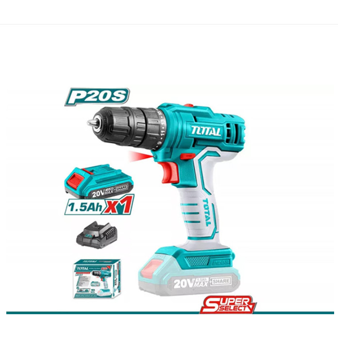 Máy khoan dùng pin Lithium-ion 20V TOTAL TDLI20051 | Shopee Việt Nam
