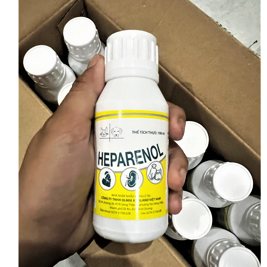 HEPARENOL 100ml - BỔ GAN MẬT, HỖ TRỢ TIÊU HÓA CHO CHÓ MÈO (nhập từ Pháp ...