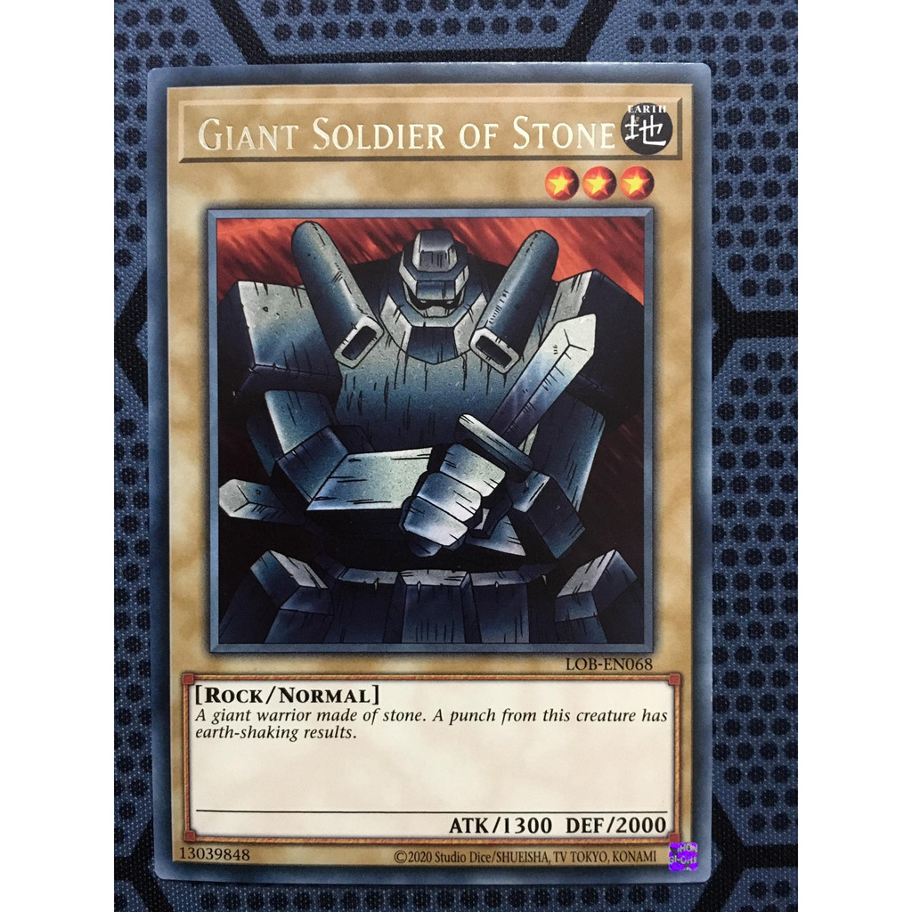 Bài yugioh thời đầu duel monster - Giant Soldier of Stone - LOB-EN068 ...