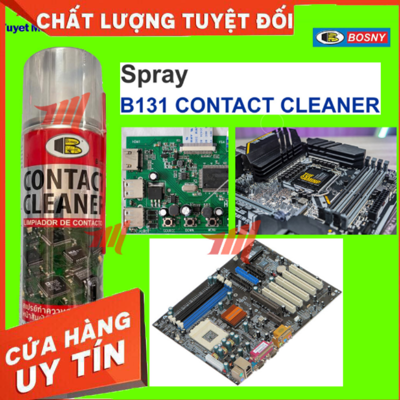 Xịt Bosny Vệ Sinh Mạch Điện Tử CONTACT CLEANER SPRAY B131 200ml ...