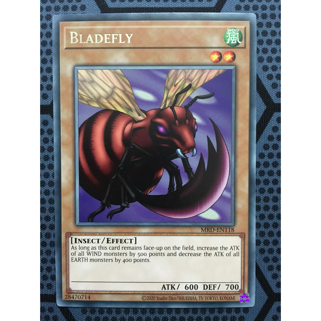 Bài yugioh thời đầu duel monster - Bladefly - MRD-EN118 - Rare ...