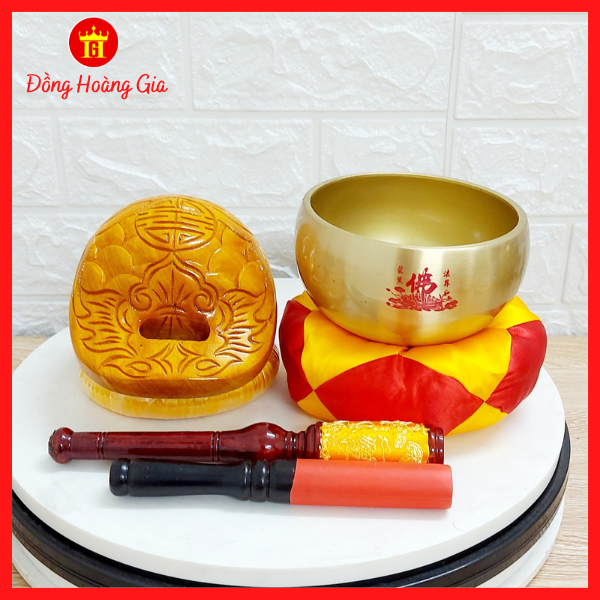 Chuông mõ tụng kinh 5in hàng đẹp kèm dùi đệm | Shopee Việt Nam