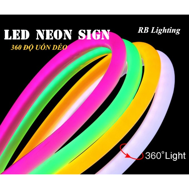 LED DÂY NEON 360 ĐỘ UỐN DẺO CHỐNG NƯỚC, 220V, ĐƠN GIÁ/1M | Shopee Việt Nam