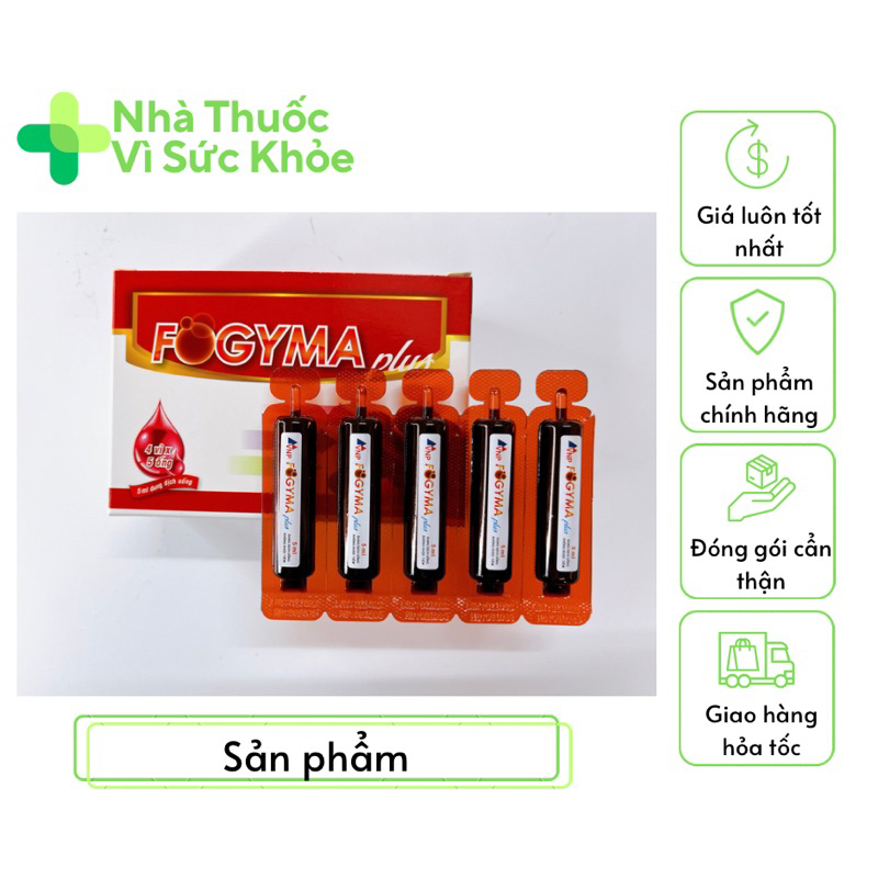[Chính Hãng] Fogyma Plus bổ sung sắt, hỗ trợ thiếu máu thiếu sắt (Hộp ...