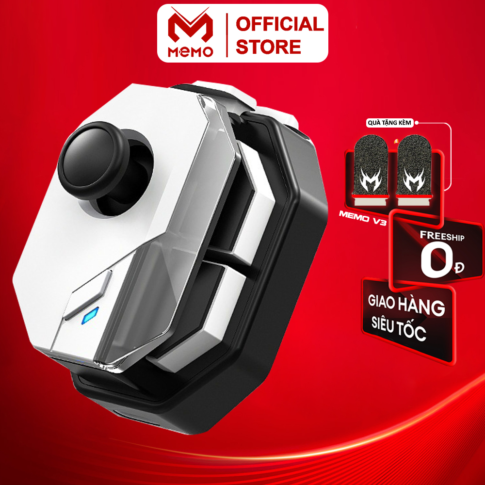 Tay cầm chơi game điện thoại MEMO MB02 joystick giúp ghìm tâm auto tap macro combo liên quân ...