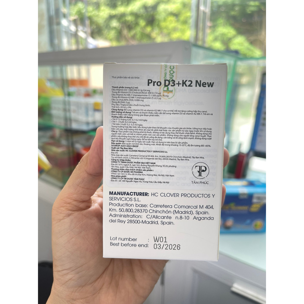 Bổ sung vitamin PRO D3+k2 new | Shopee Việt Nam