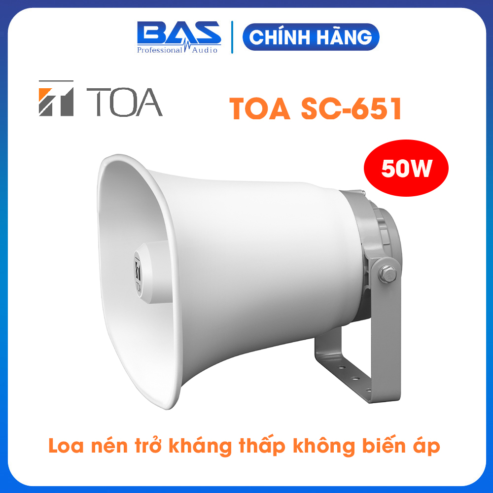 SC-651 loa nén loa phóng thanh 50W không biến áp TOA indonesia, hàng ...
