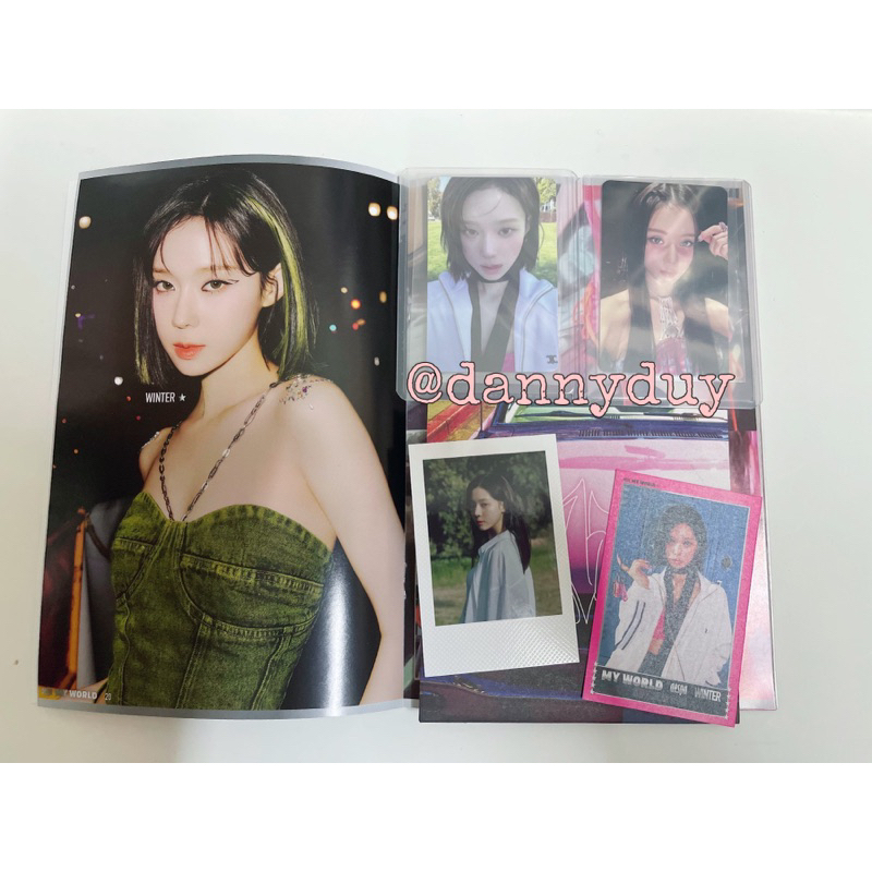 Aespa My World album Card Photocard easpa | Shopee Việt Nam
