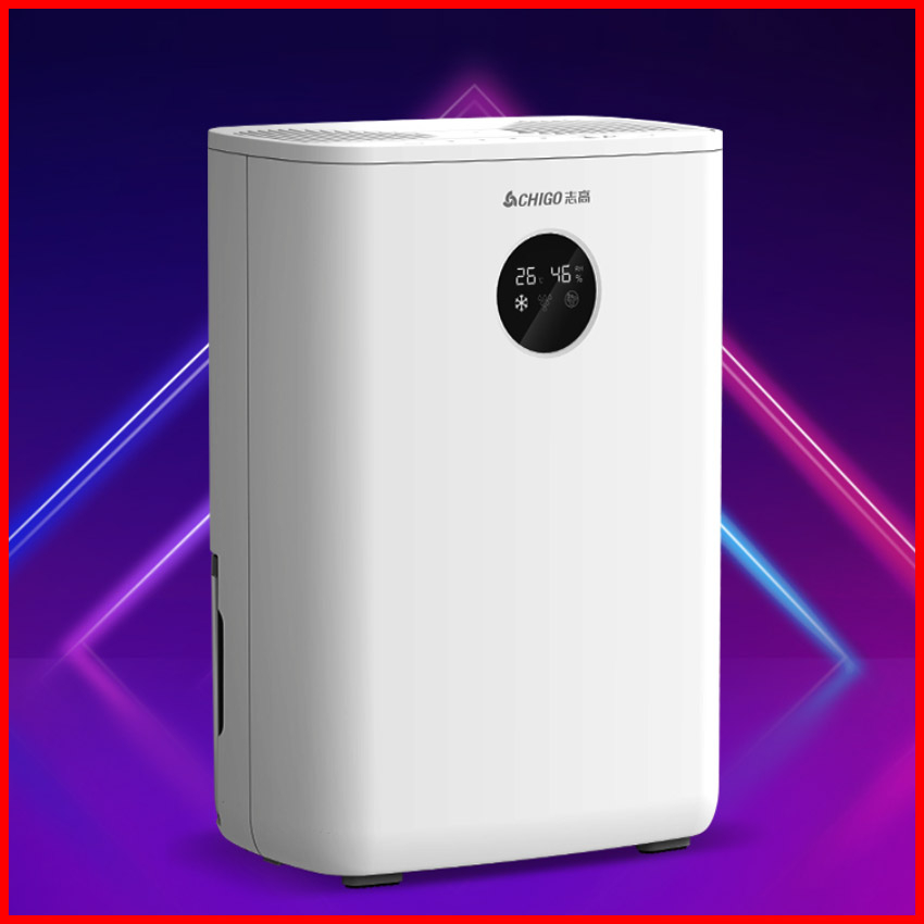 Máy hút ẩm Chigo công suất 120W, công nghệ Nhật Bản, kèm màn hình Led hiển thị nhiệt độ thông ...