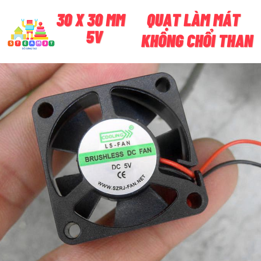 Quạt làm mát mini không chổi than DC 5V 6V 12V 24V đủ cỡ 2CM 3CM 4CM ...