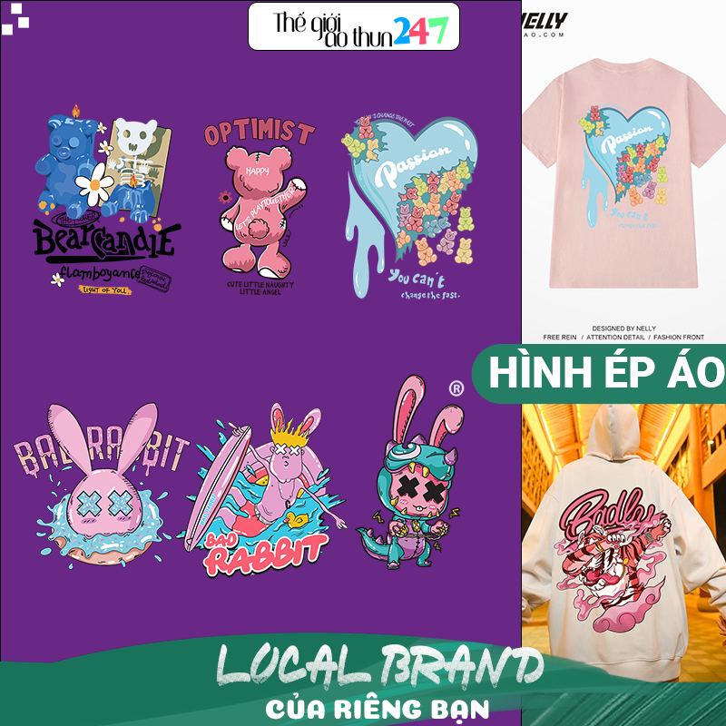 [Hình ủi, ép nhiệt] Hình Bad Rabbit B3 bằng bàn là, bàn ủi | Shopee ...
