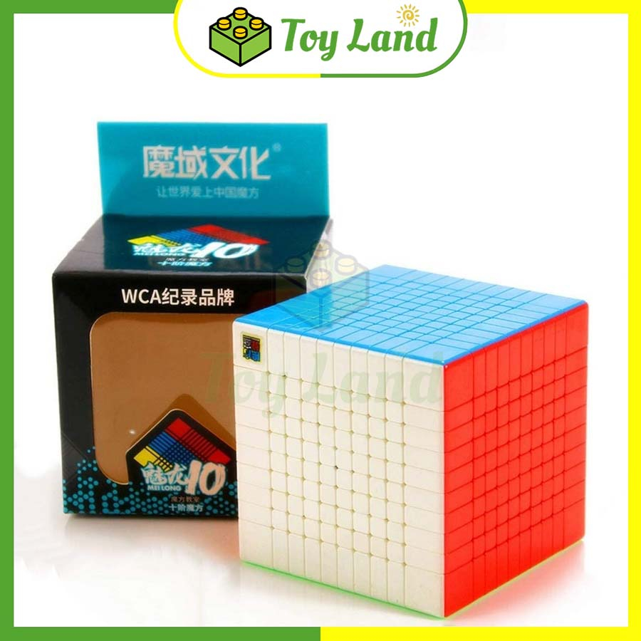 Rubik 10x10 MoYu MeiLong Stickerless Rubic 10 Tầng 10x10x10 Không Viền ...