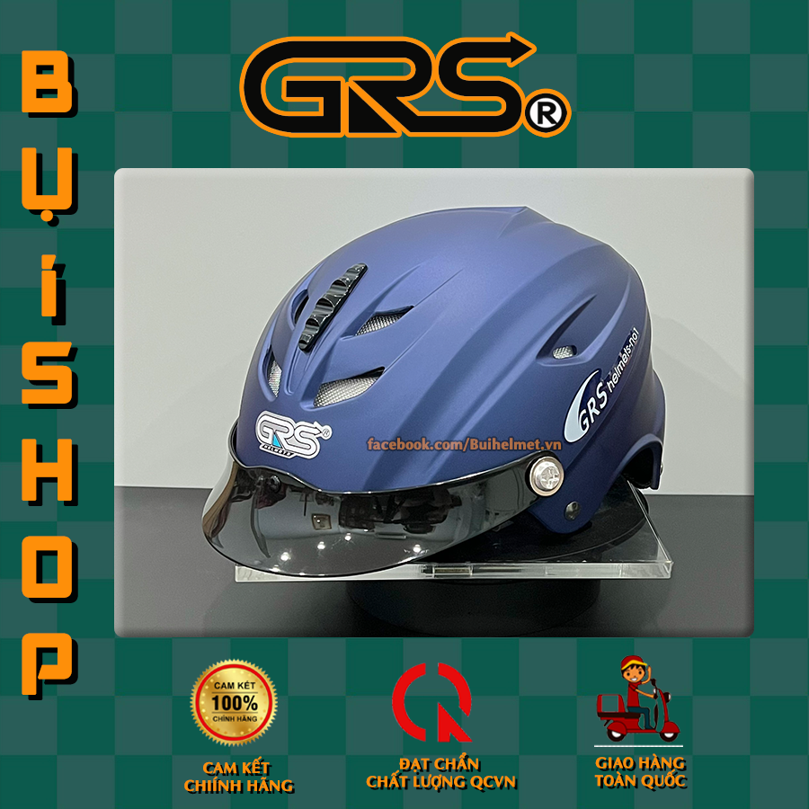 Mũ bảo hiểm nửa đầu GRS A760 FULL ĐỦ MÀU - Nón sơn tĩnh điện siêu bền ...