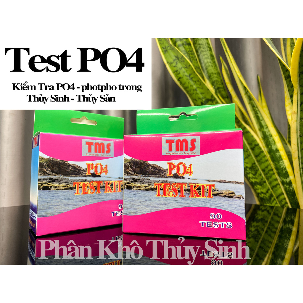 Test Po4 - TMS - Ktra nồng độ photpho Po4 trong nước, hồ thủy sinh ...